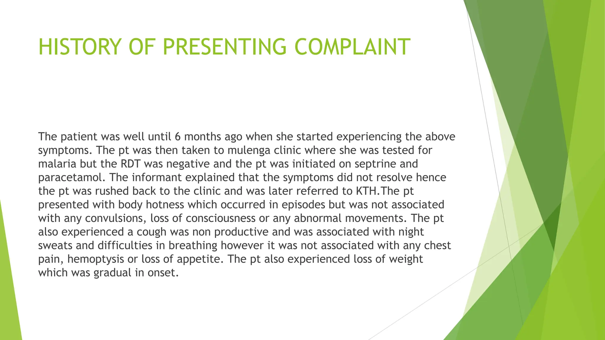 TB PRESENTATION, a case study based on TB | PPTX