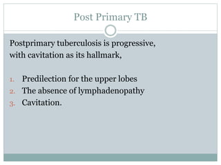 Role of Radiology in Pulmonary Tuberculosis | PPTX
