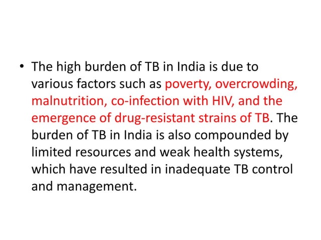 TB program in India (1).pptx | Lung and Respiratory Health | Diseases ...