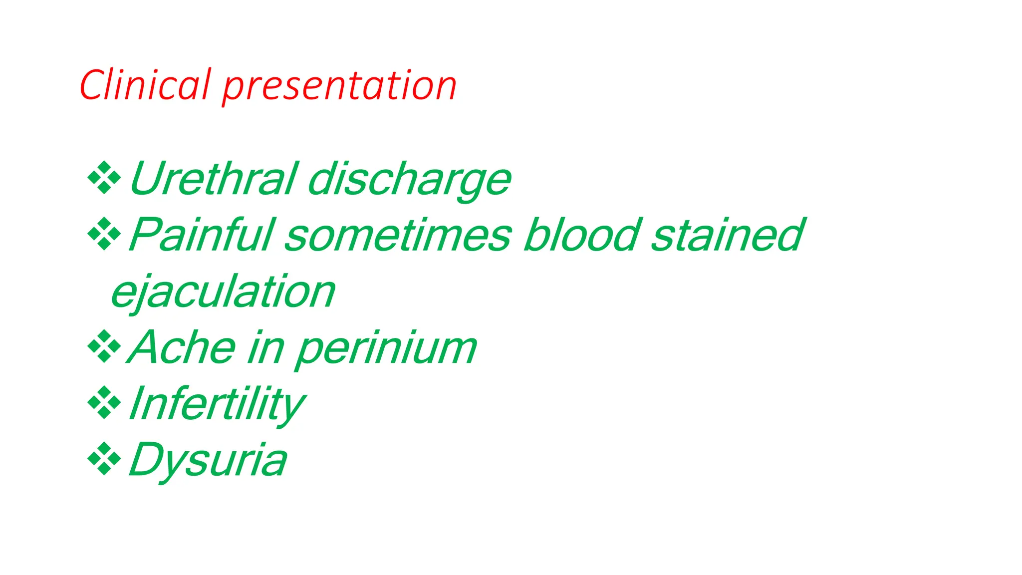 TB Prostate,Prostatitis,Prostate Abscess | PPT