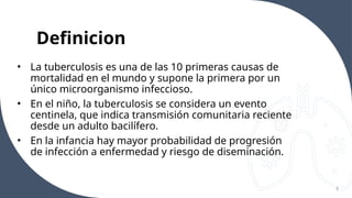 Tuberculosis pulmonar en pediatria TBPUL | PPTX