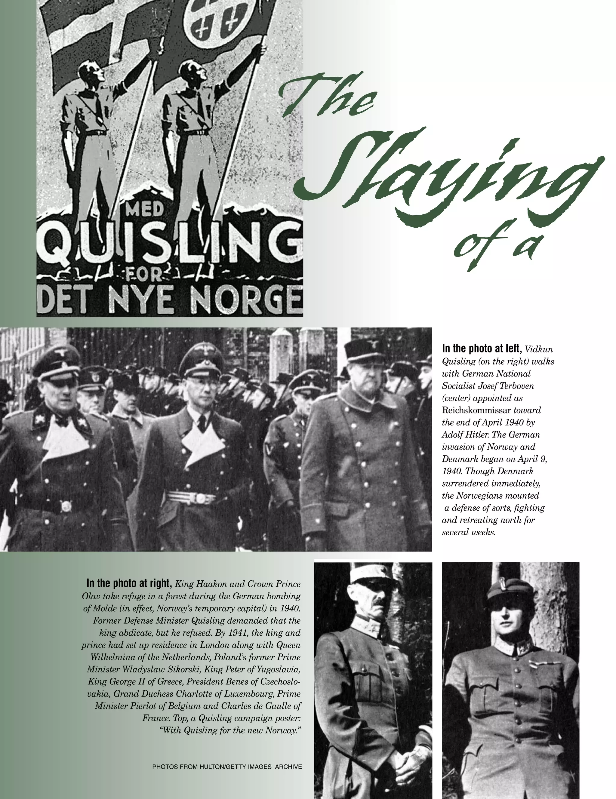 The Epic of Vidkun Quisling | PDF