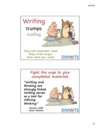 The Six Trumps for Effective Learning - Mile High Agile 2016 | PDF