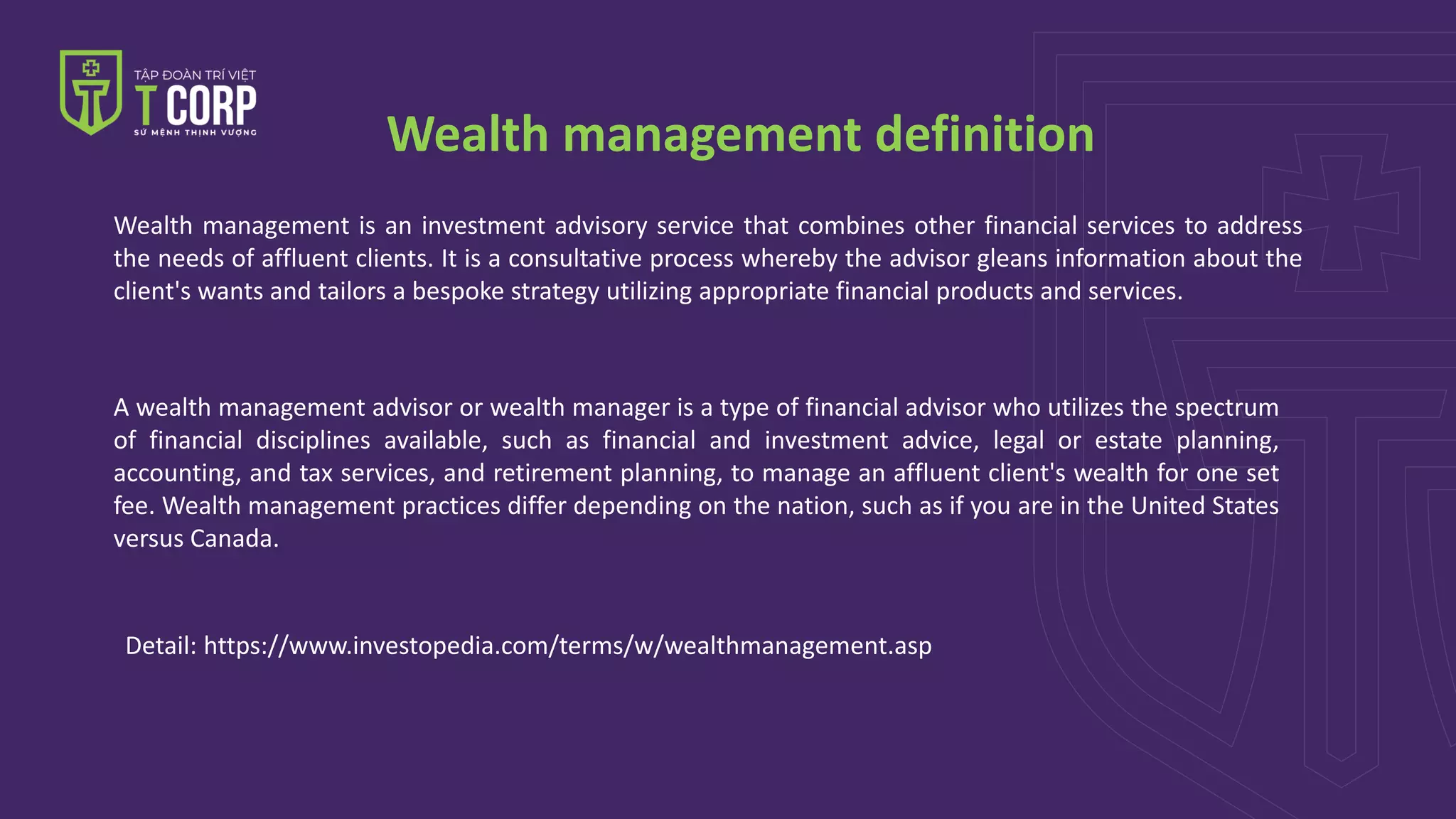 TBS_ Comprehensive Wealth Management by Phong Vu | PPT