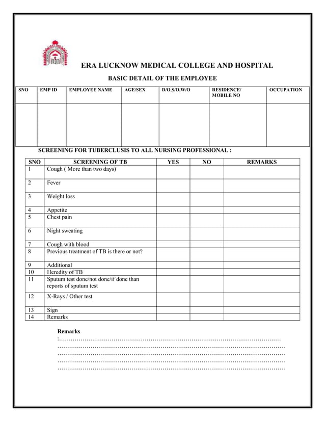 TB Screening form for Employee.docx
