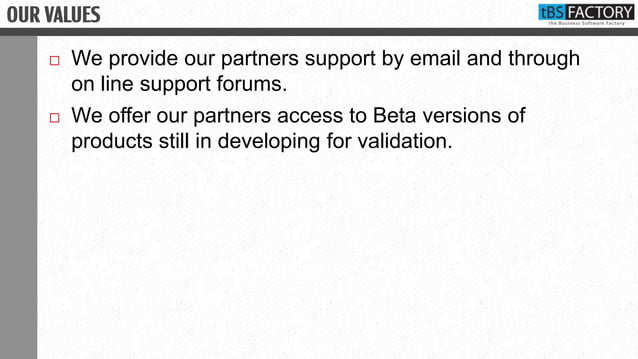 TBSFACTORY PRESENTATION EN | PPTX | Operating Systems | Computer ...