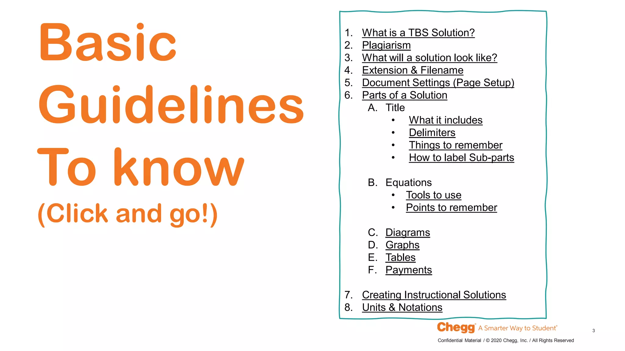 Tbs general guidelines | PDF
