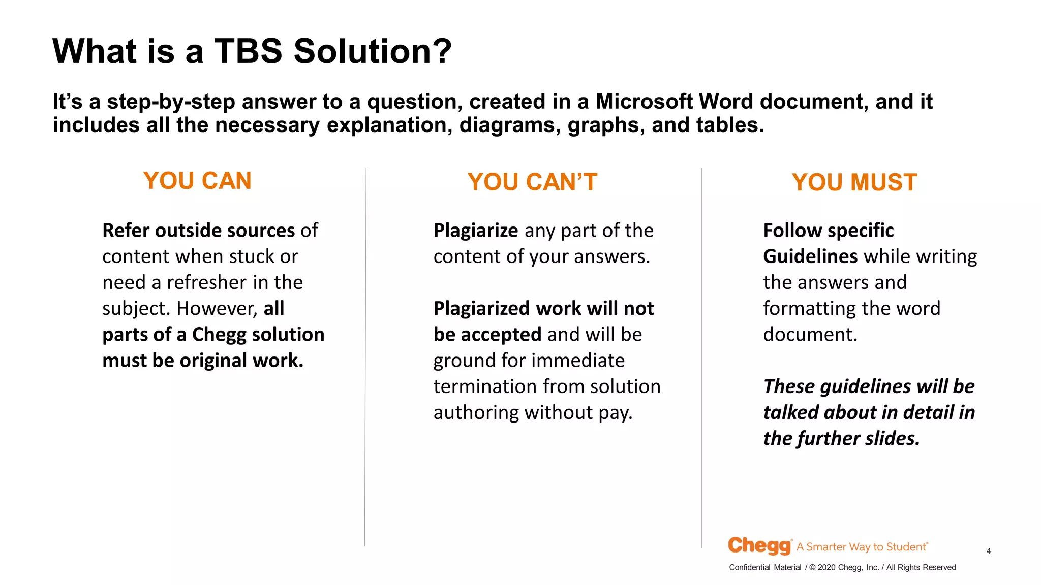 Tbs general guidelines | PDF