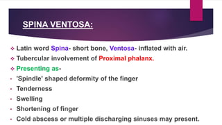 TB shoulder,elbow,wrist,short tubular bones(fingers,toes) | PPTX