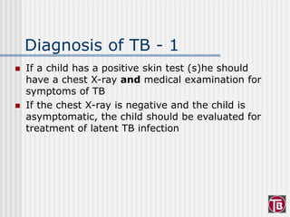tbslide and sign symptoms and treatment and medical management | PPT