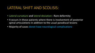 Tb spine and pott’s paraplegia | PPTX