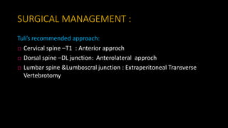 Tb spine and pott’s paraplegia | PPTX