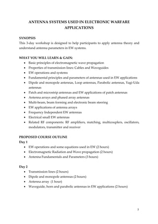 TBSS Radar, EW and Defense Courses | PDF