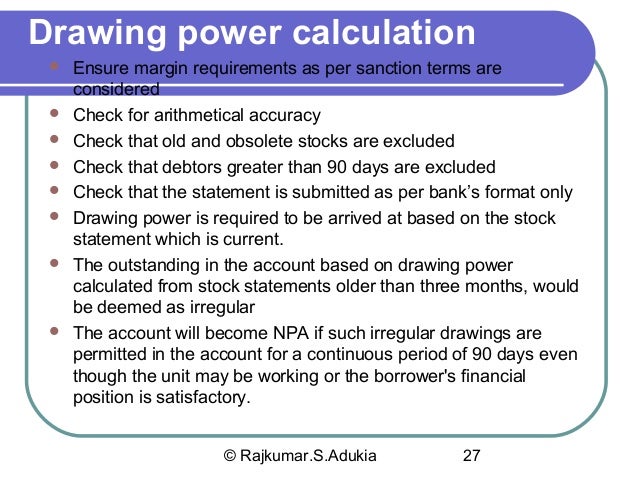 Stock Audit of Banks