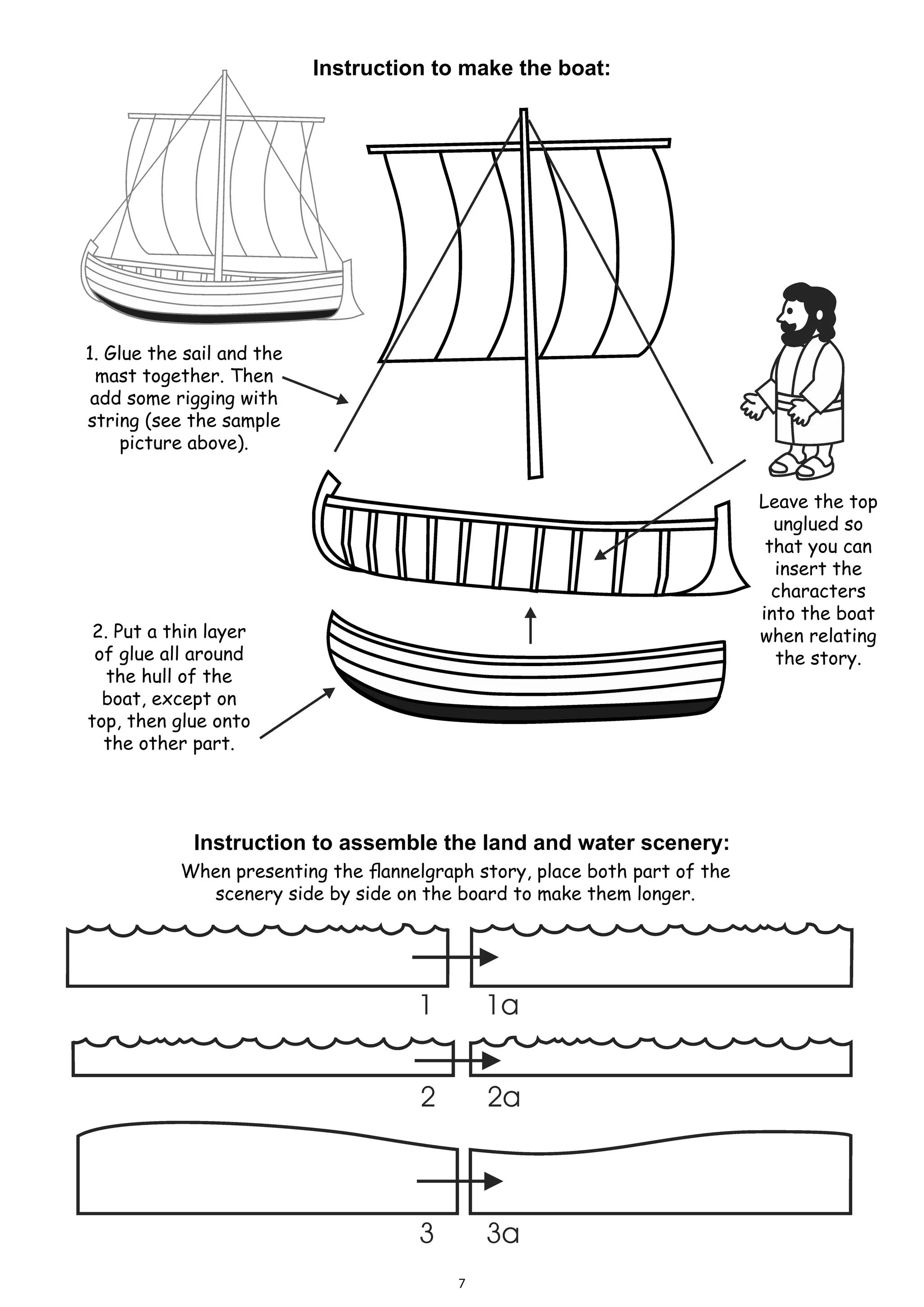 Color Flannelgraph: Fish! And More Fish! | PDF