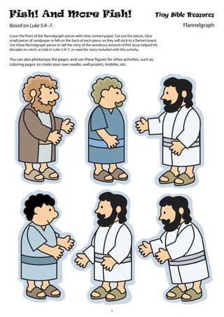 Color Flannelgraph: Fish! And More Fish! | PDF | Fishing Sports | Sports