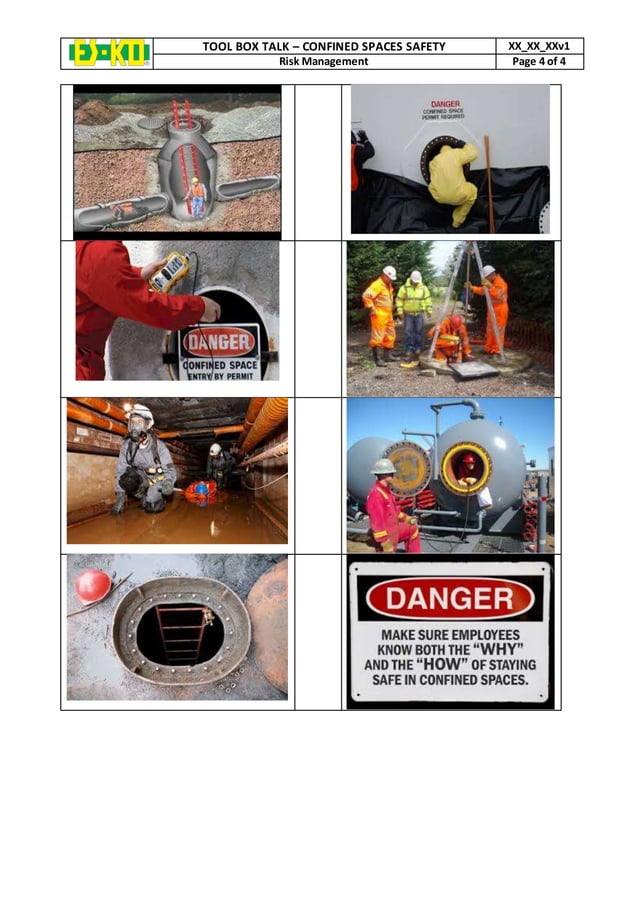 Tbt confined spaces | DOCX | First Aid | Injuries