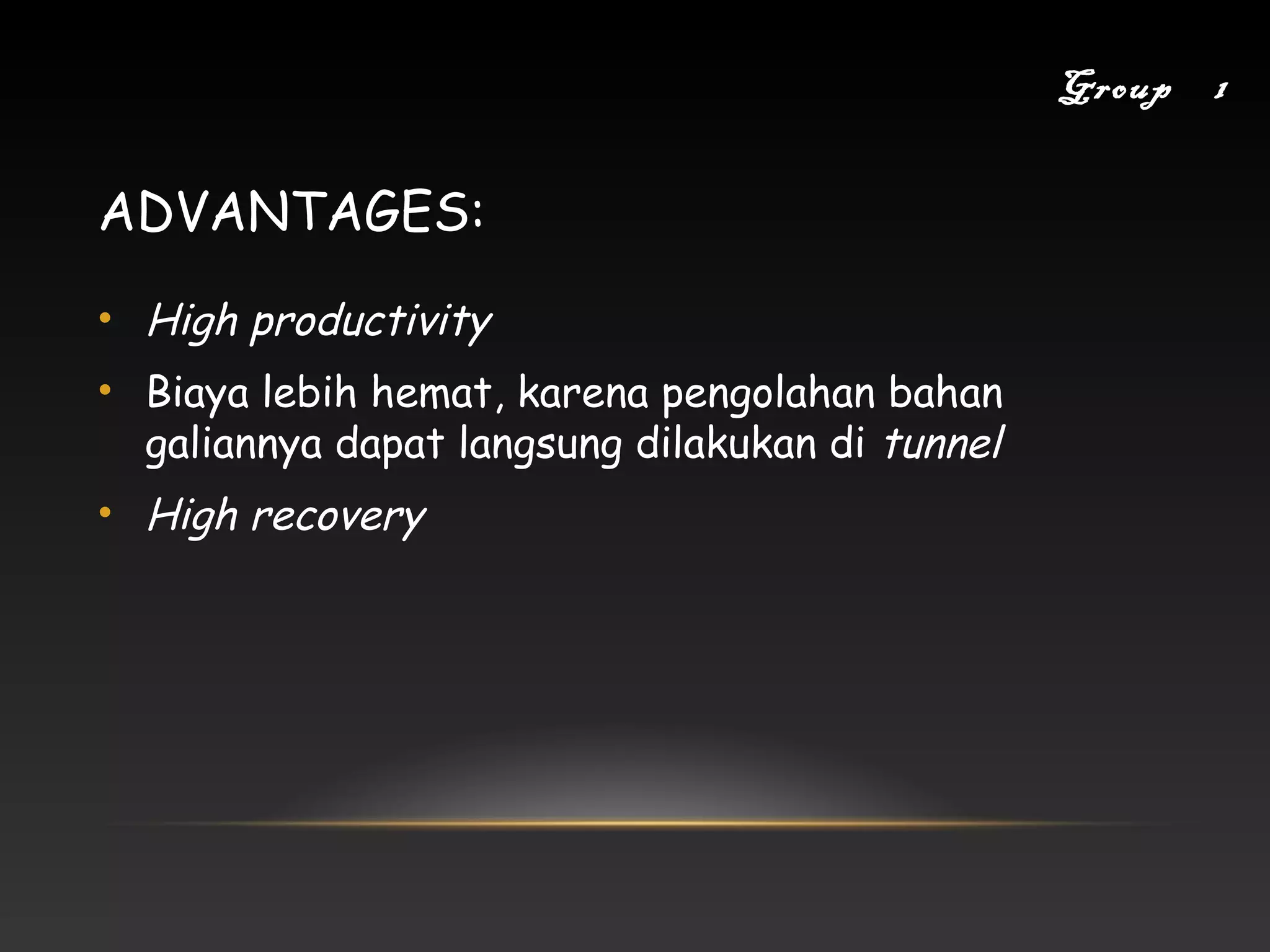 Gophering and Glory Hole Underground Mining | PPT