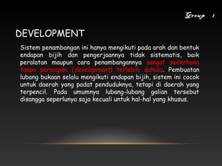 Gophering and Glory Hole Underground Mining | PPT
