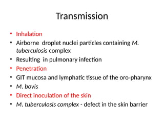 Tuberculosis verrucosa cutis a skin condition | PPTX