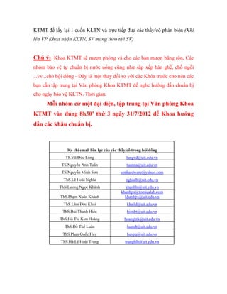 Tb vv bao ve kltn dot 2 ngay 7.8 | PDF