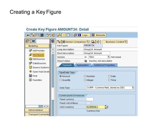 How to create InfoObjects Key Figures | PPT | Technology & Computing