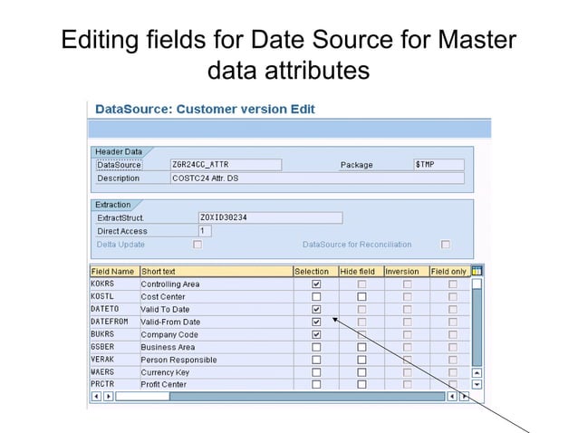 Loading Attributes From Sap Source System Ppt
