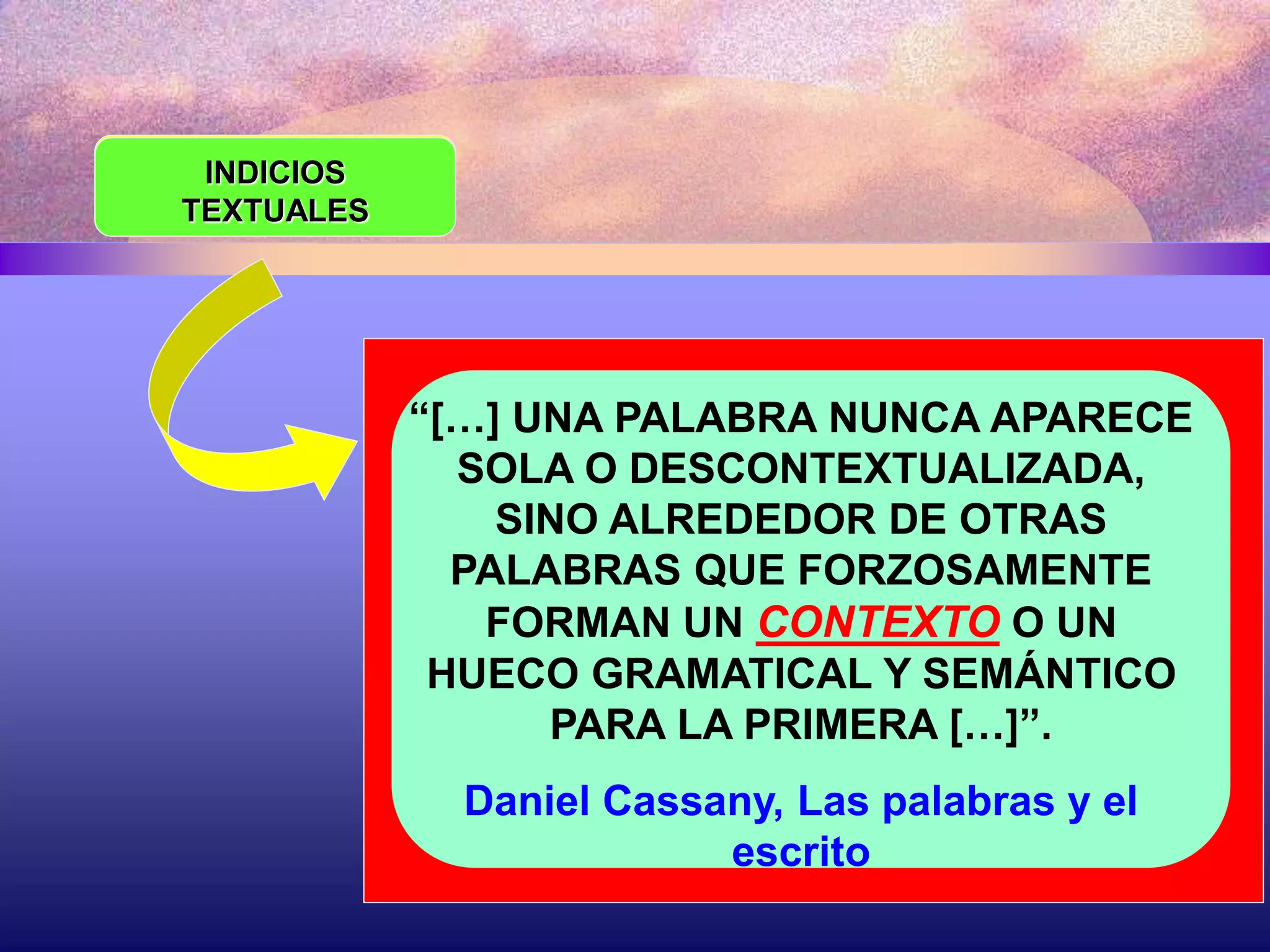 Significado contextual | PPTX | Poetry | Books and Literature
