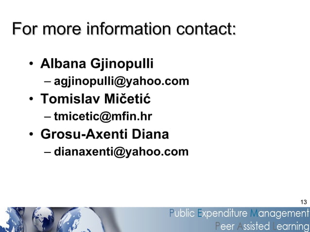 PEMPAL: Training & Certification of Internal Audit | PPT