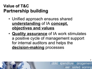 PEMPAL: Training & Certification of Internal Audit | PPT