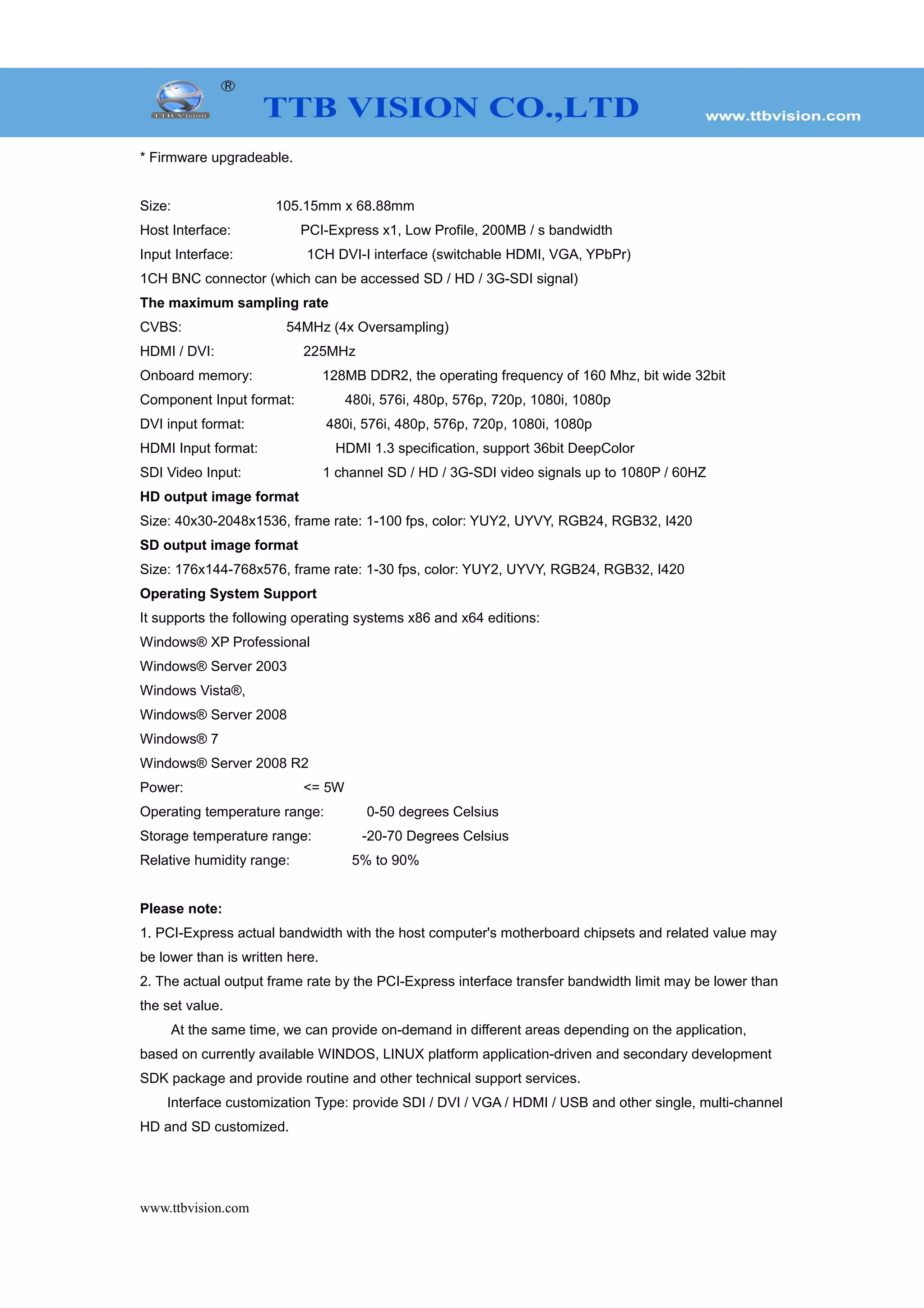Tc 740 a-specification | DOC