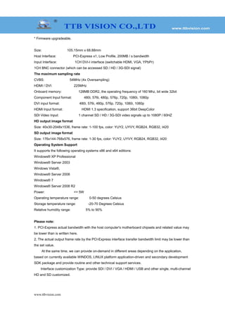 Tc 740 a-specification | PDF