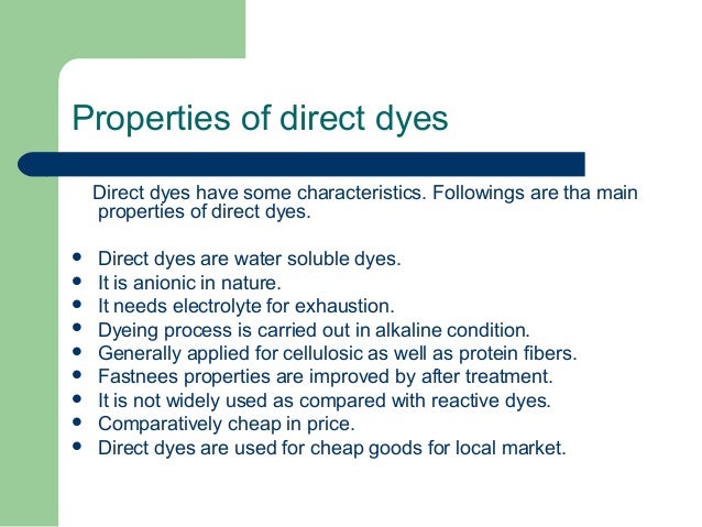 DIRECT DYE