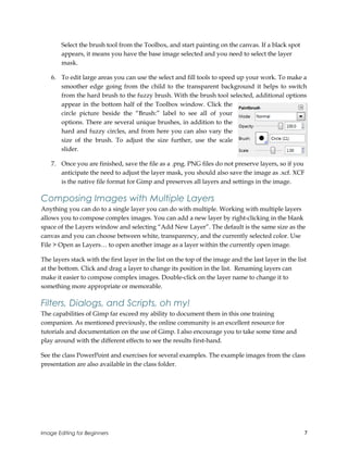Image Editing for Beginners - Training Handout | DOC