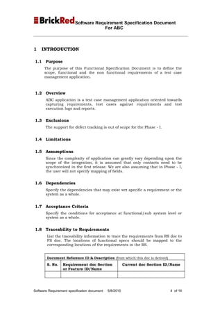 Tc Management Srs | DOC