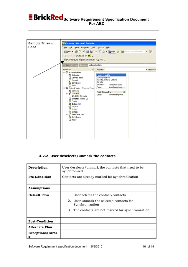 Tc Management Srs | PDF