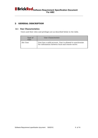 Tc Management Srs | DOC