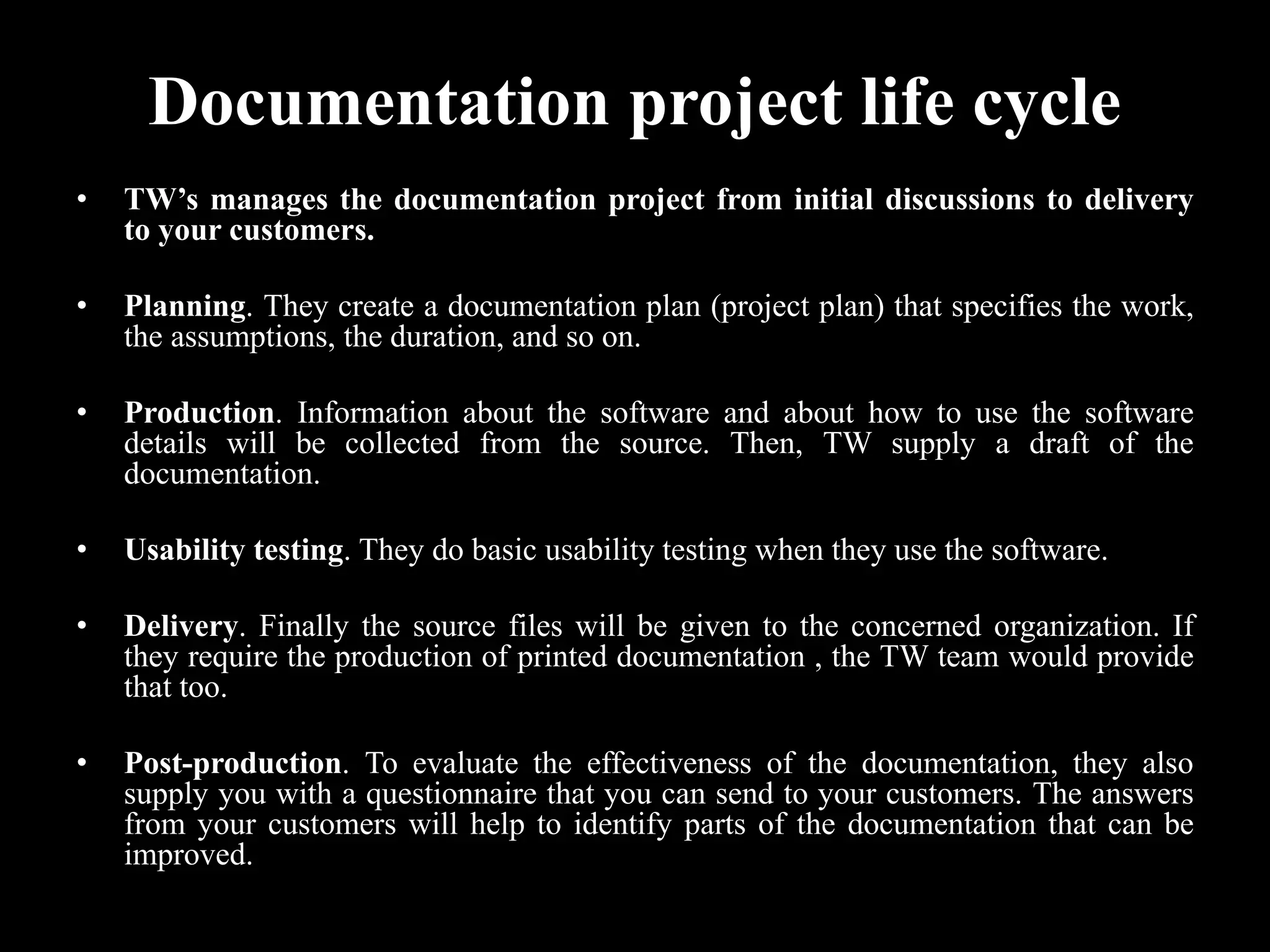 Technical writing team | PPT