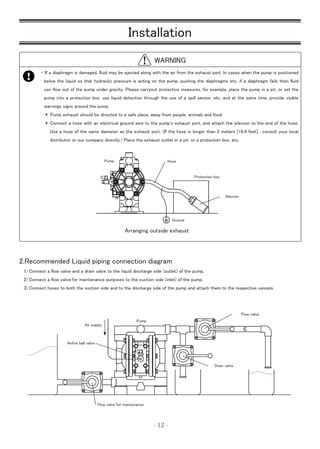 TC-X Series AODD Pump Operational Manual | PDF