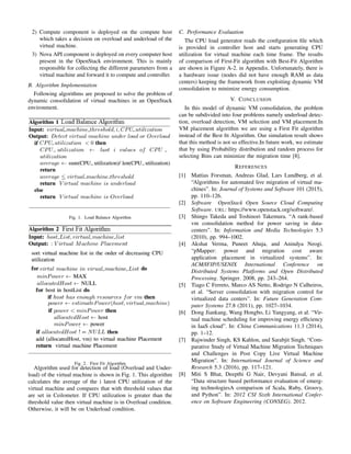 Automated LiveMigration of VMs | PDF