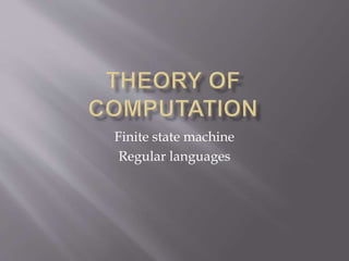 Theory of computation | PPTX