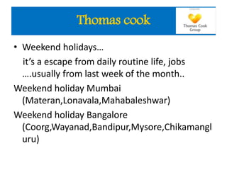 Thomas cook India | PPTX