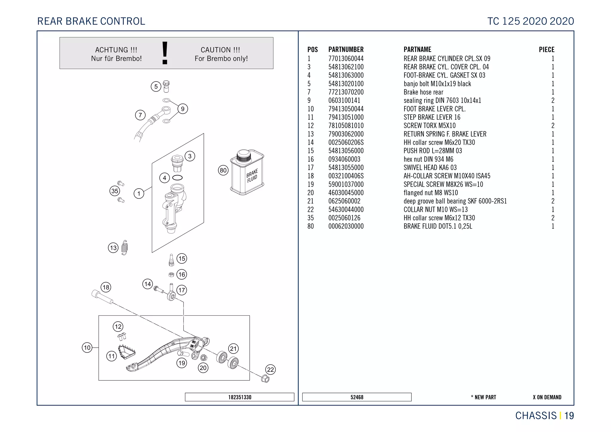 Tc 125 2020 chassis | PDF