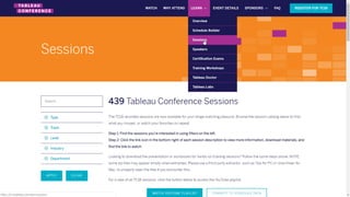 Tableau Conference 2018 세션 주요 내용 정리 | PDF