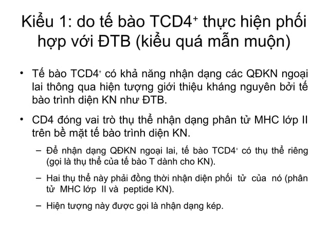 Các cơ chế miễn dịch | PPT