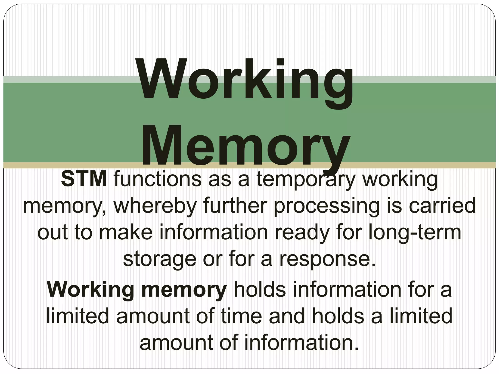 information processing theory | PPTX