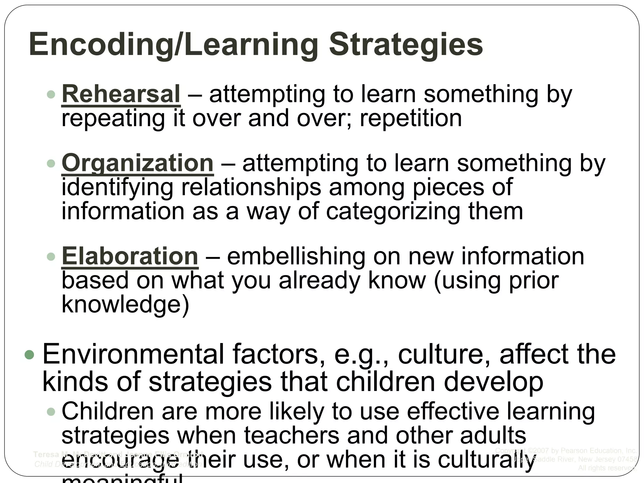 information processing theory | PPTX