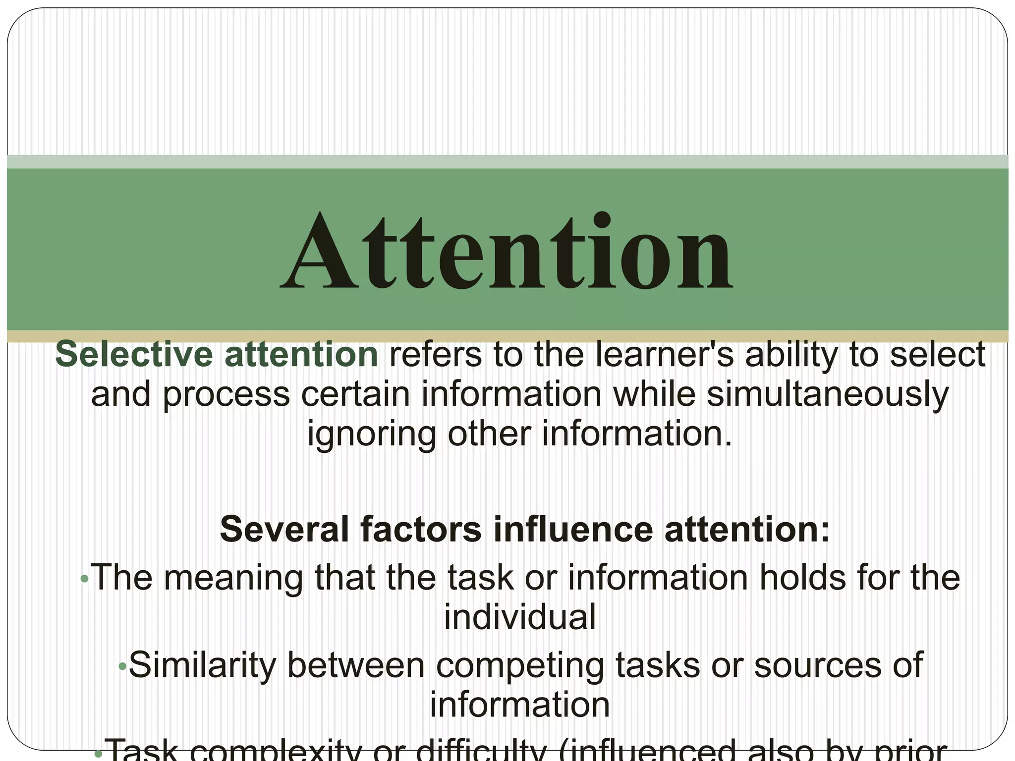 information processing theory | PPTX