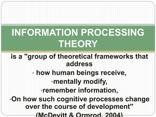Information Processing Theory Of Dreams