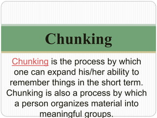 information processing theory | PPTX